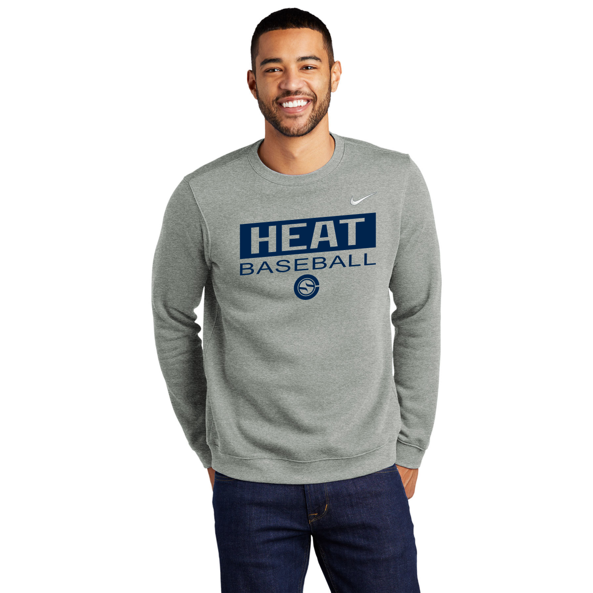 SC Heat Baseball Nike Fleece Crew - Bagger Sports