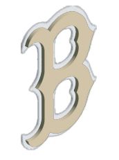 Bagger Sports Braves Vegas Gold 3D Helmet Decal - Bagger Sports