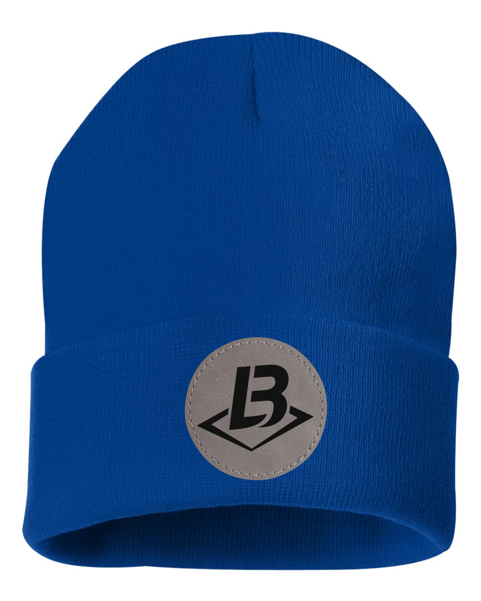 Longball Baseball Academy Fold Over Beanie with Laser Patch - Bagger Sports