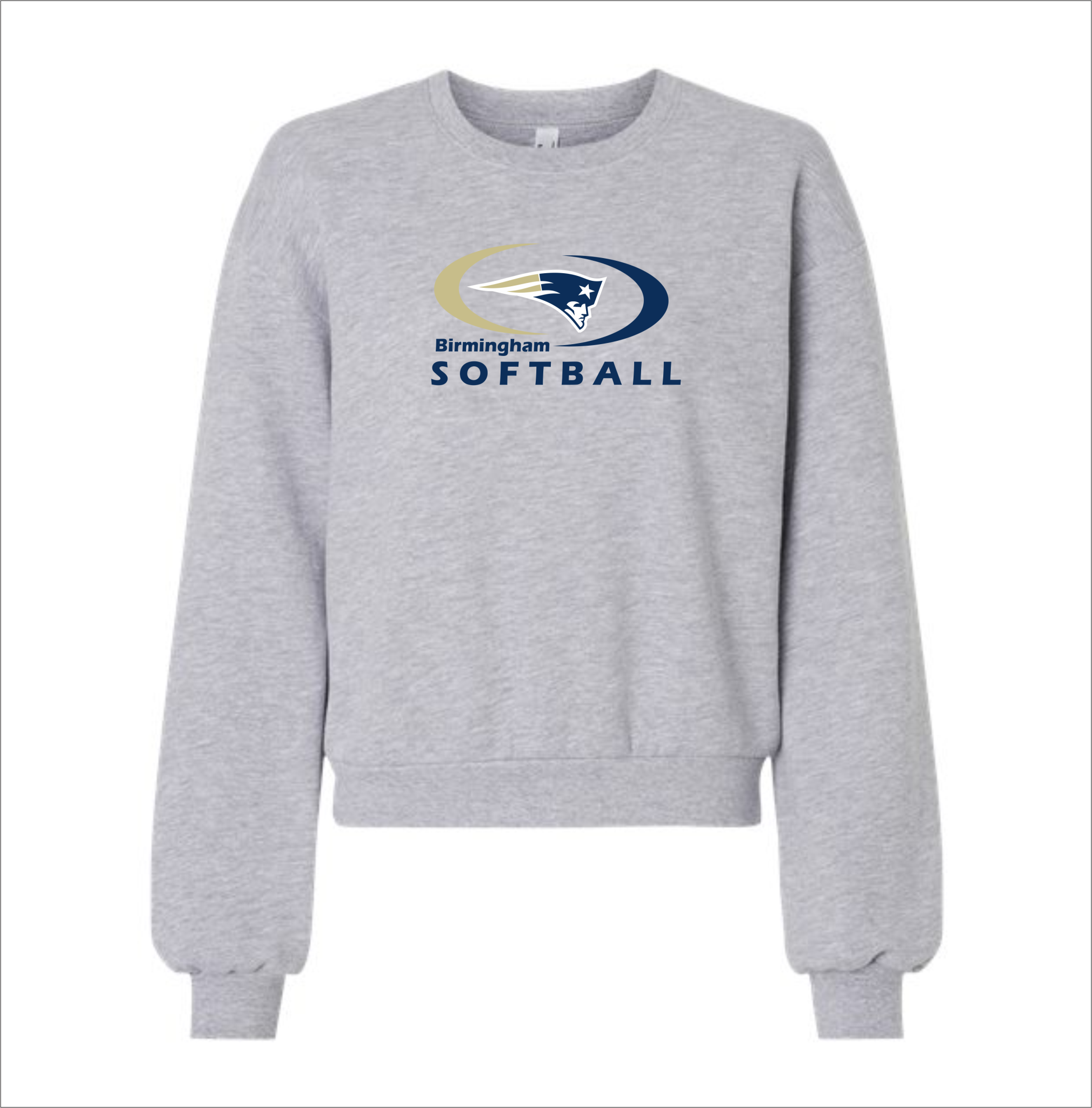American Apparel Birmingham Softball Reflex Fleece Crew - Bagger Sports