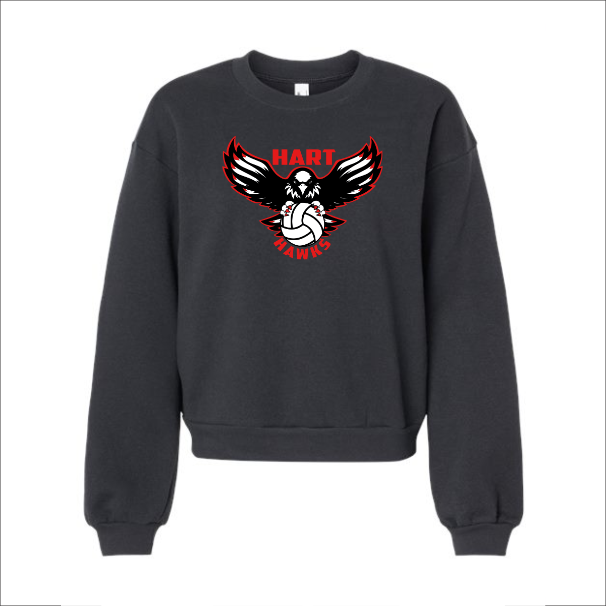 Hart Girl's Volleyball Ladies Reflex Fleece Crew - Bagger Sports