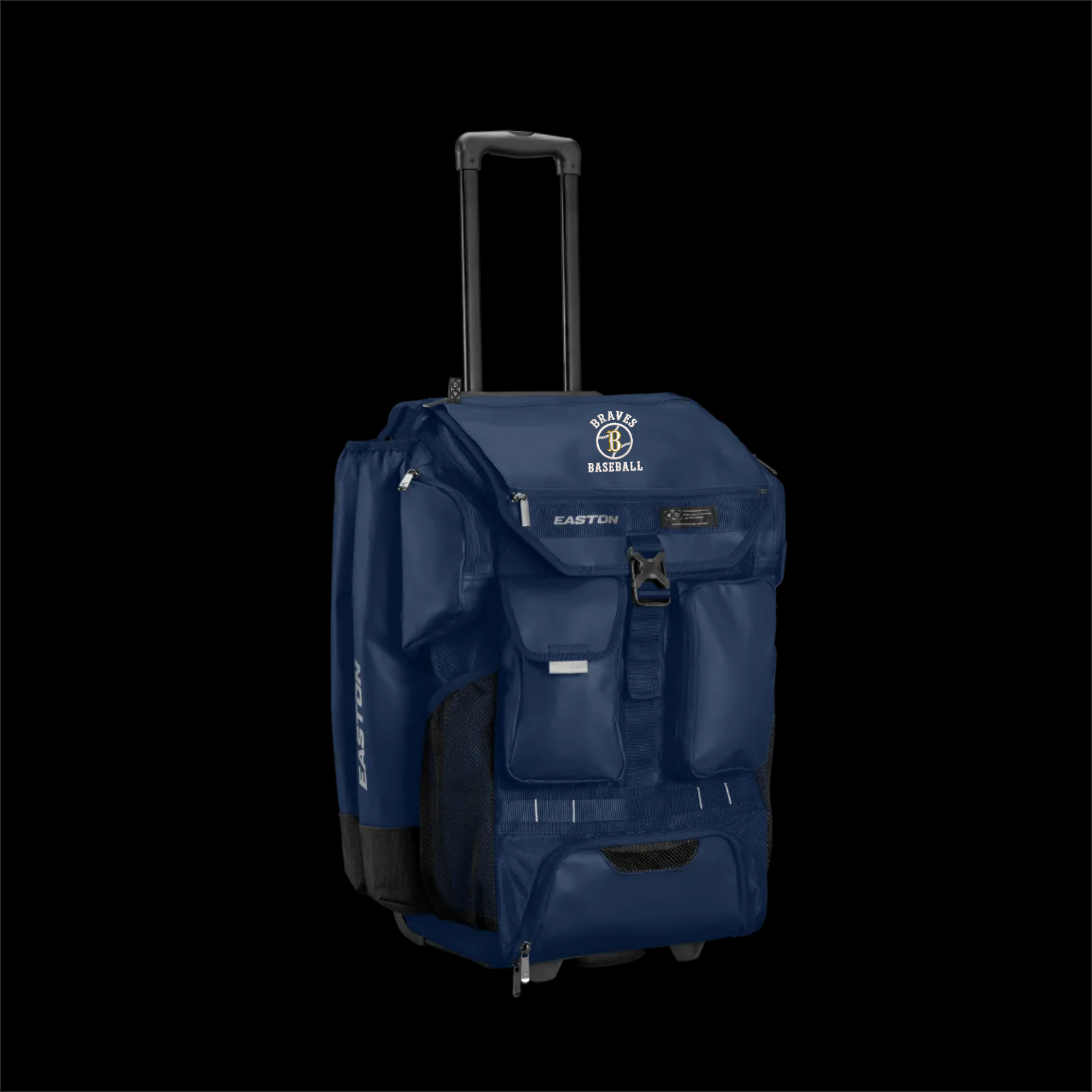 Braves Baseball 5 Tool Phenom Wheeled Bag - Bagger Sports