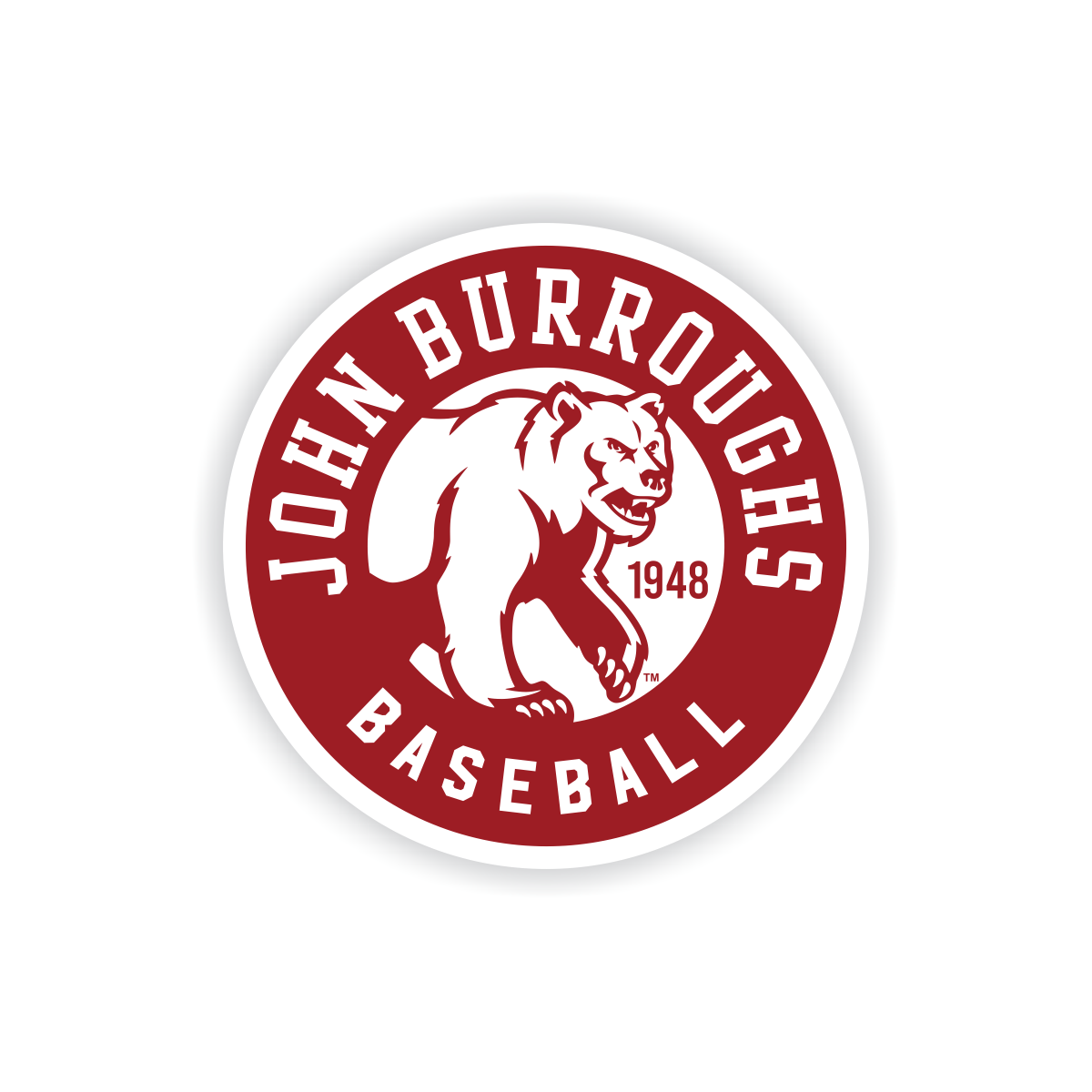 Burroughs Baseball Decal - Bagger Sports