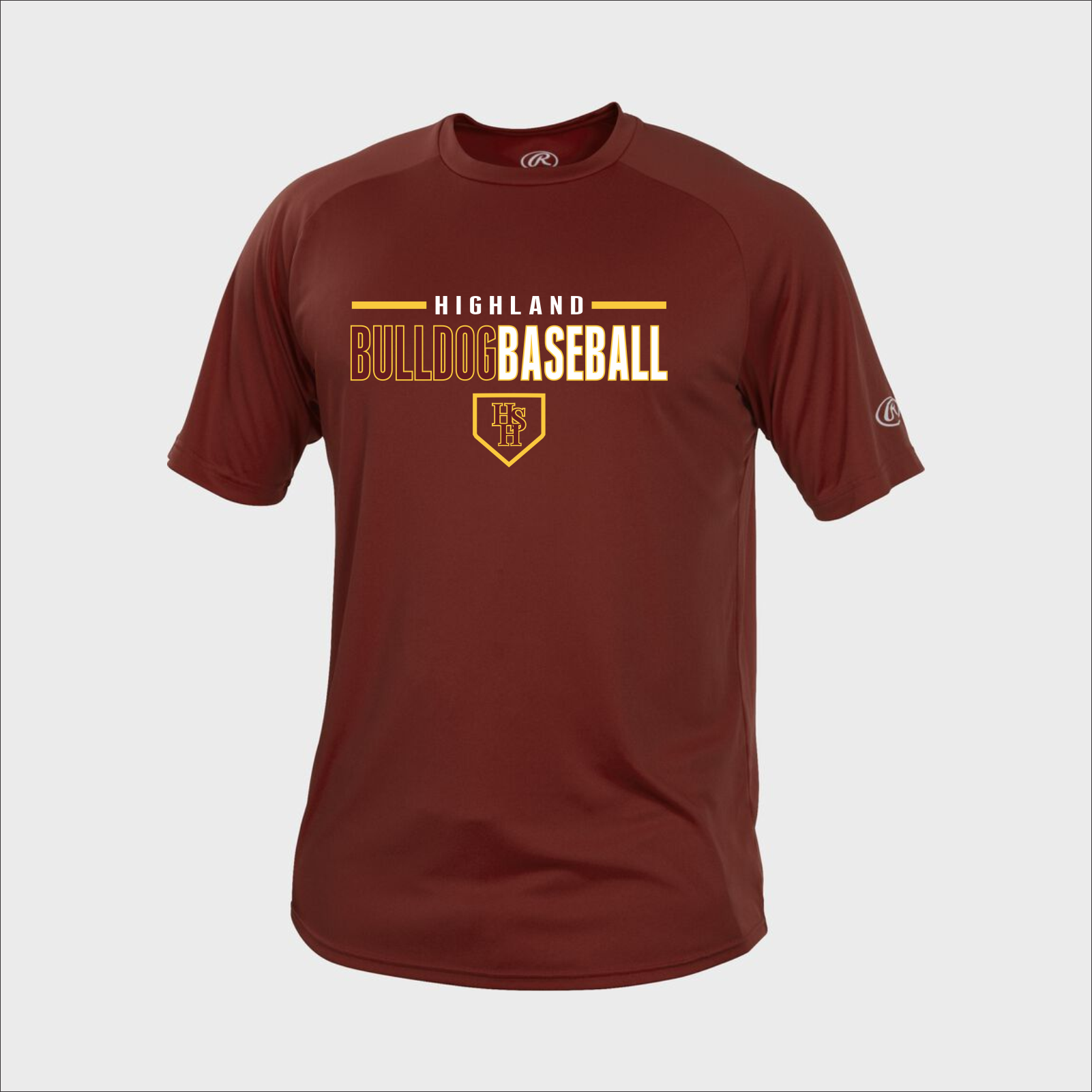 Highland Baseball Rawlings Tech Short Sleeve - Bagger Sports