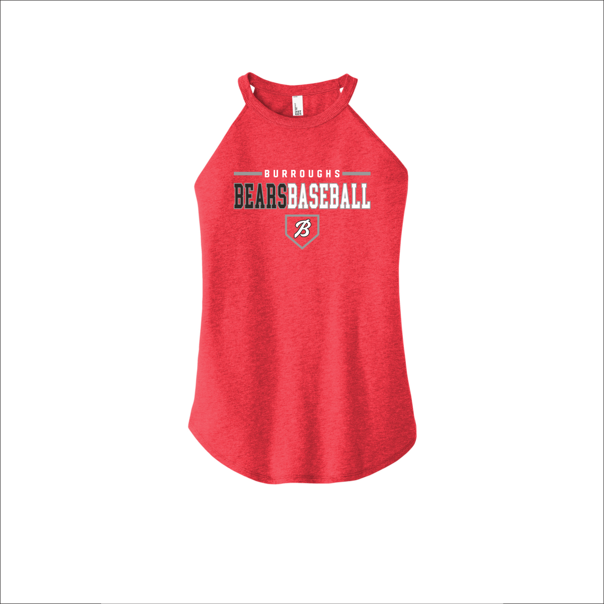 Burroughs Baseball Women's Perfect Tri Rocker Tank - Bagger Sports