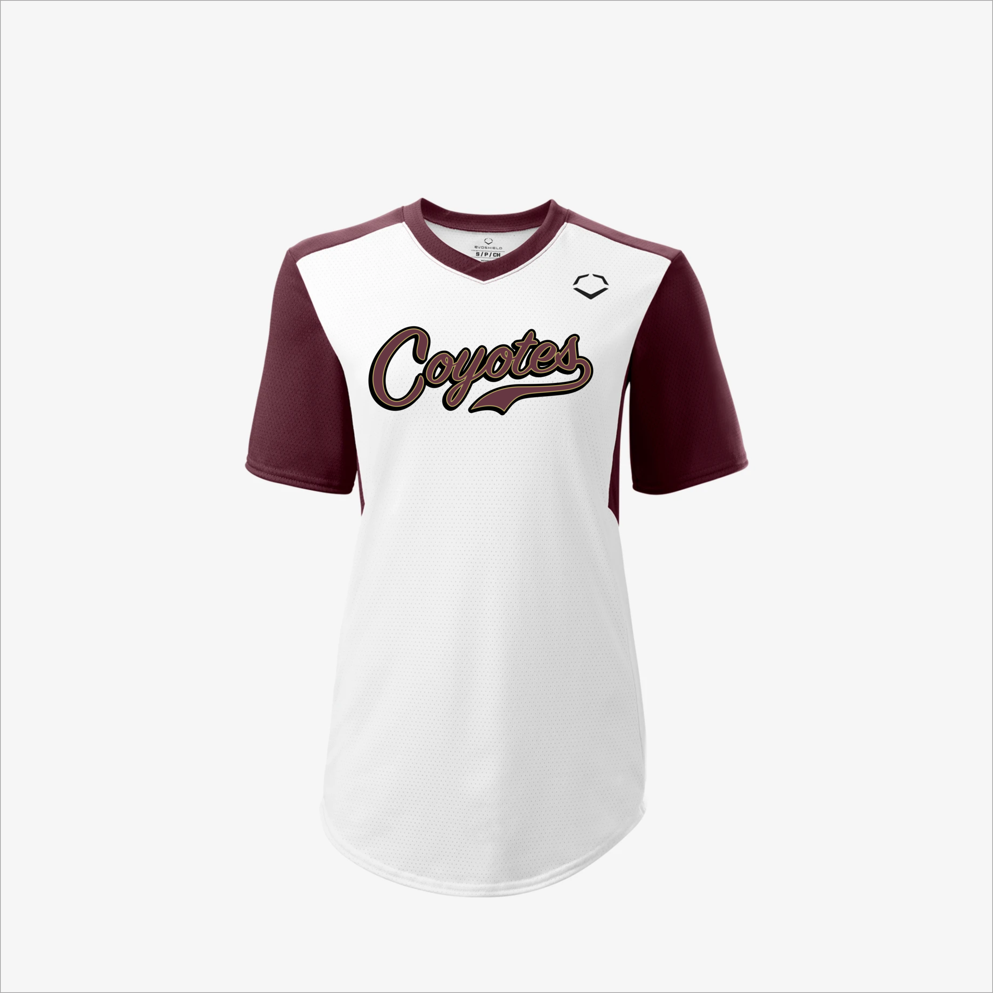 AV Coyotes Softball Evo Shield VNeck Sublimated Jersey - Bagger Sports