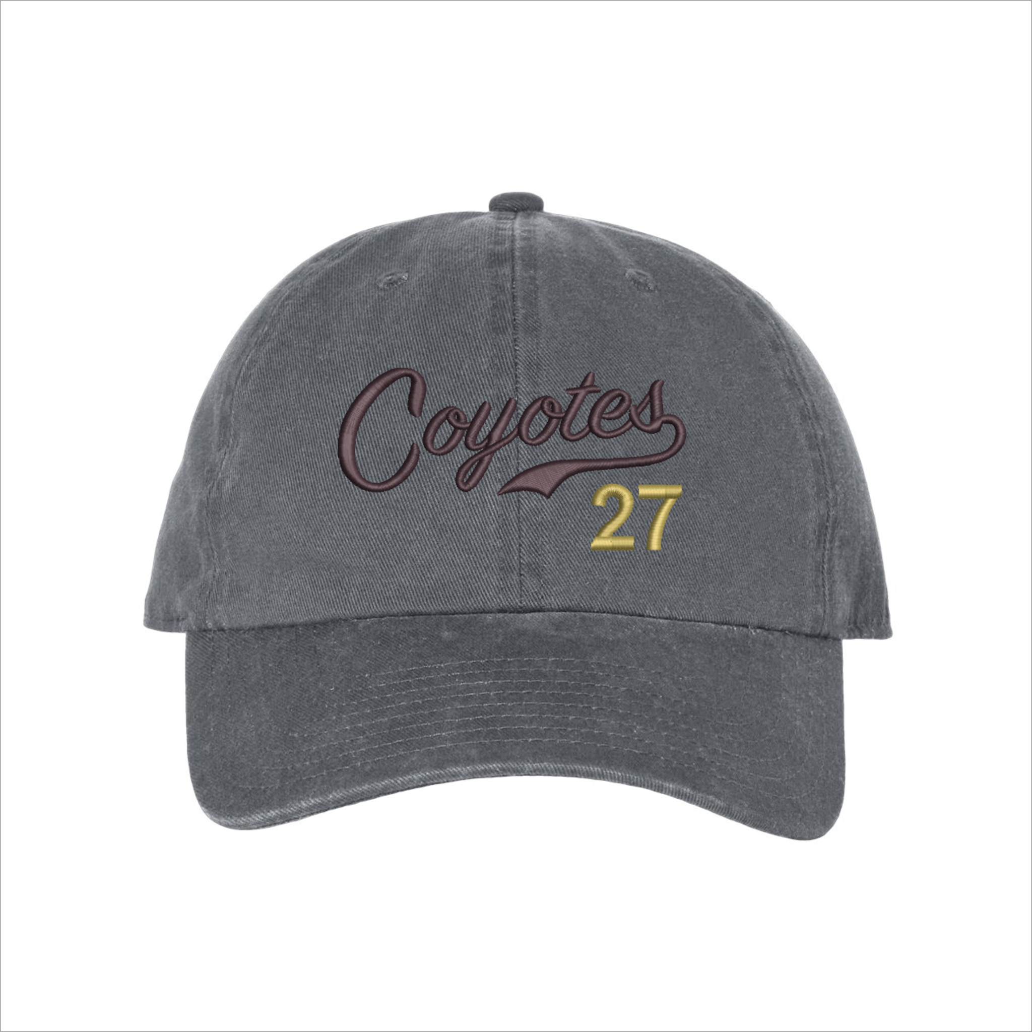 AV Coyotes Baseball 47 Brand - Clean up Cap - Script w/# - Bagger Sports