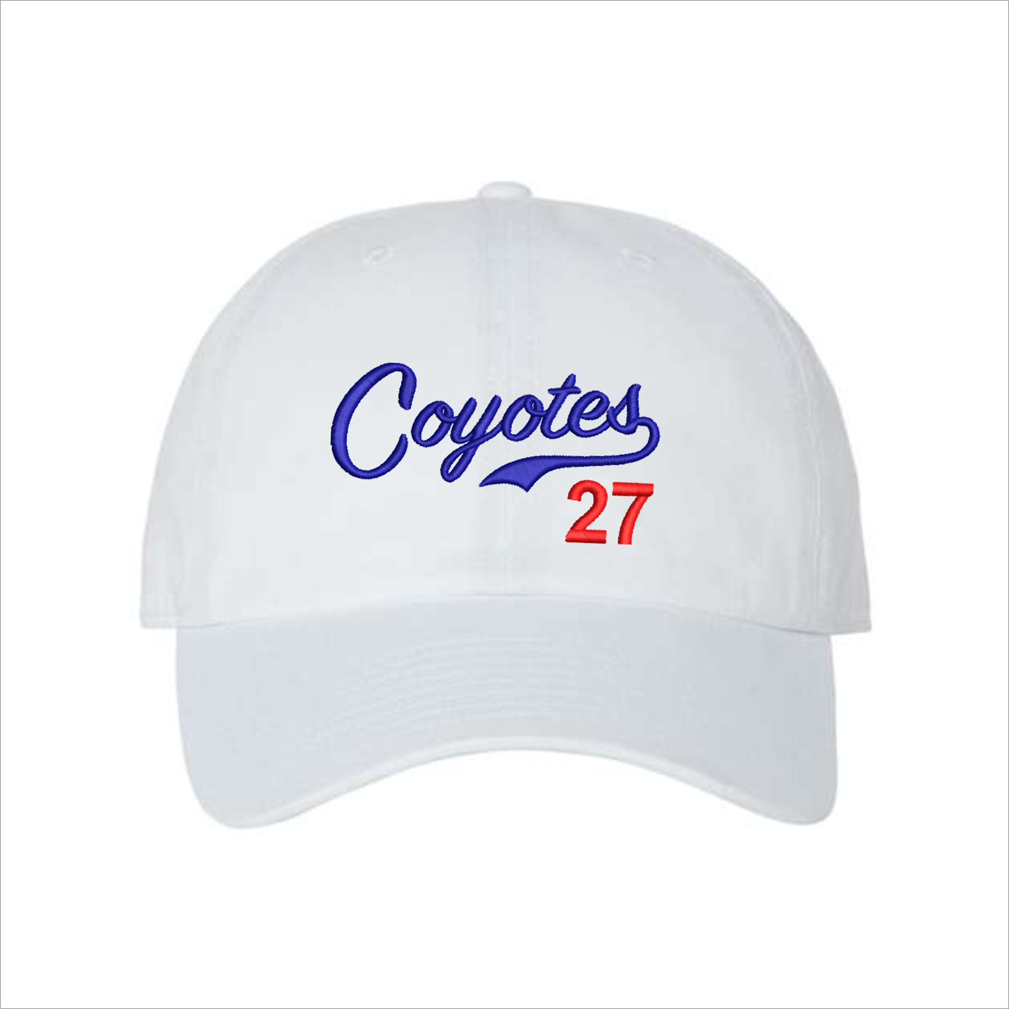 AV Coyotes Baseball 47 Brand - Clean up Cap - Script w/# - Bagger Sports