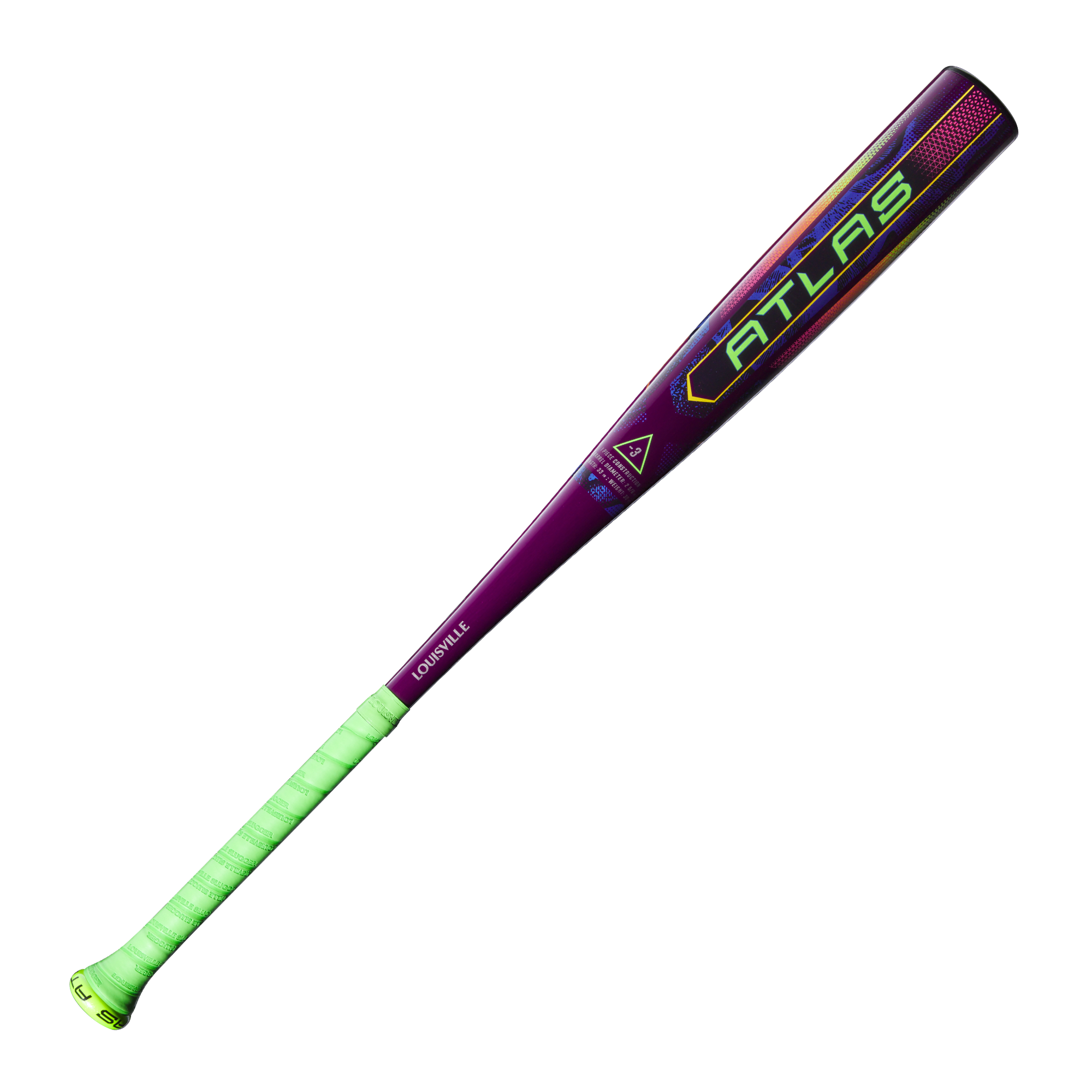 2025 Louisville Slugger Atlas CWS Edition (-3) BBCOR Baseball Bat ...