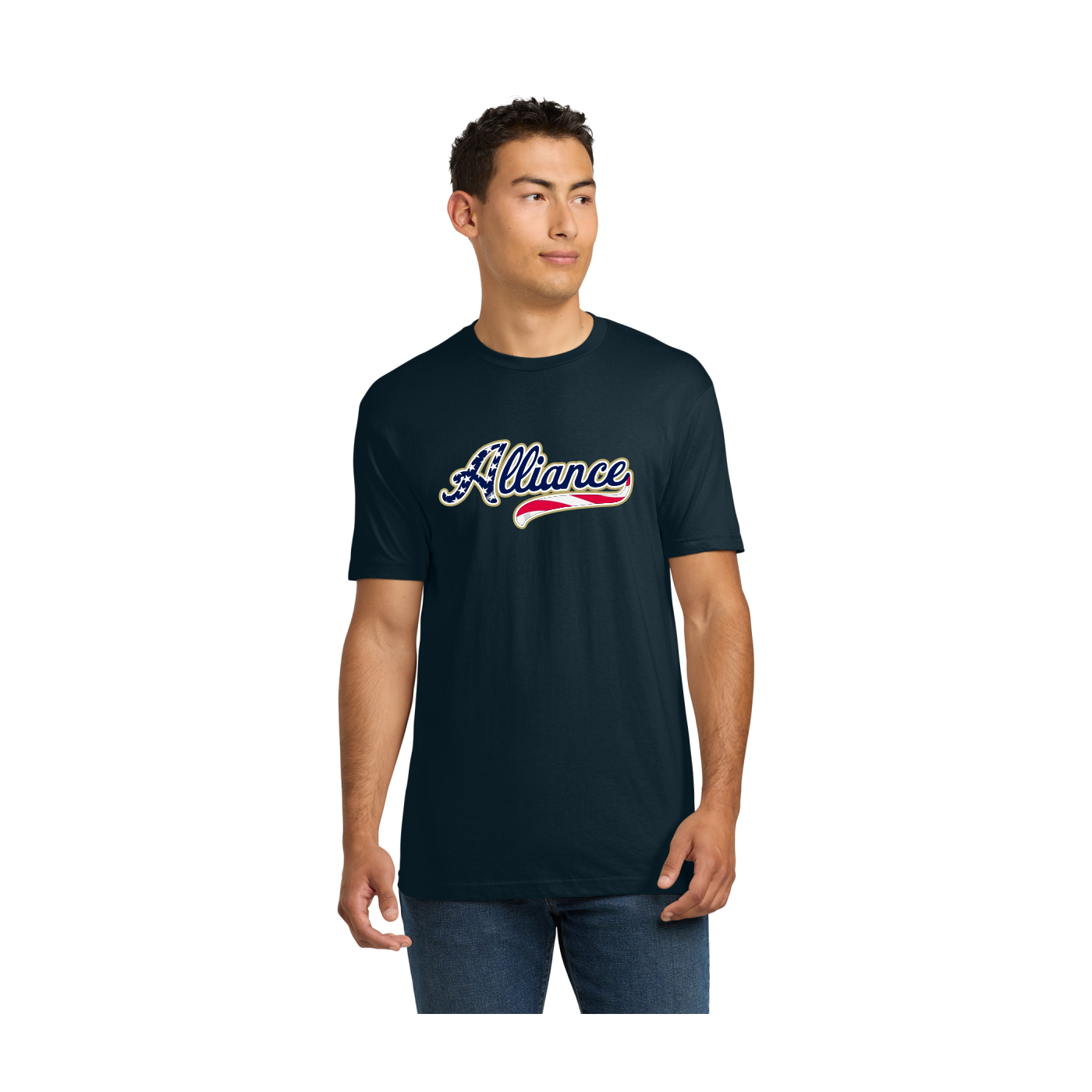 Alliance Baseball Club Cotton Tee - USA Logo - Bagger Sports