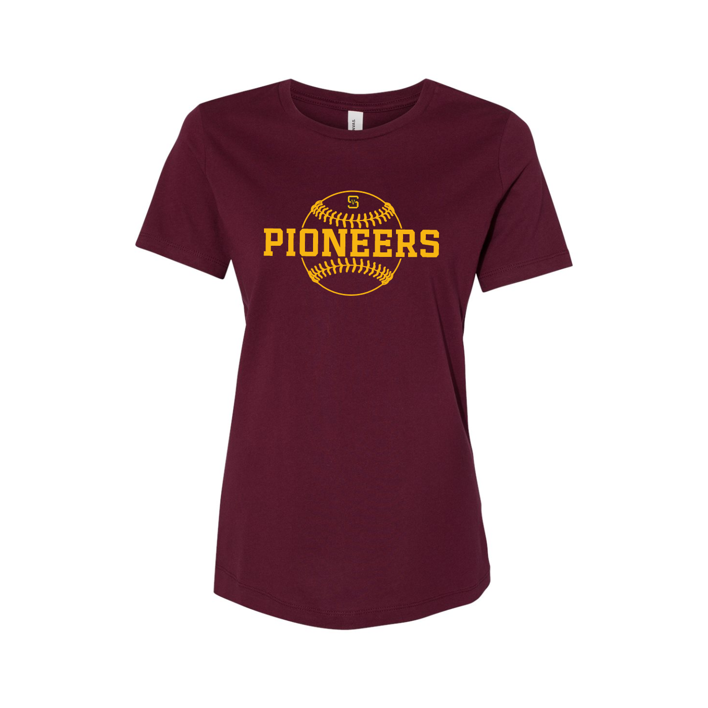 Simi Baseball Ladies Relaxed Crew Tee - Bagger Sports