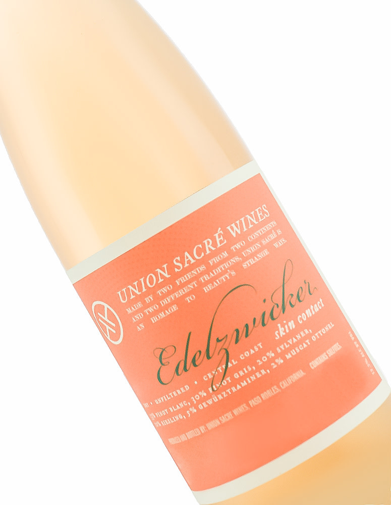 Union Sacre Wines 2021 Edelzwicker, Central Coast - The Wine Country