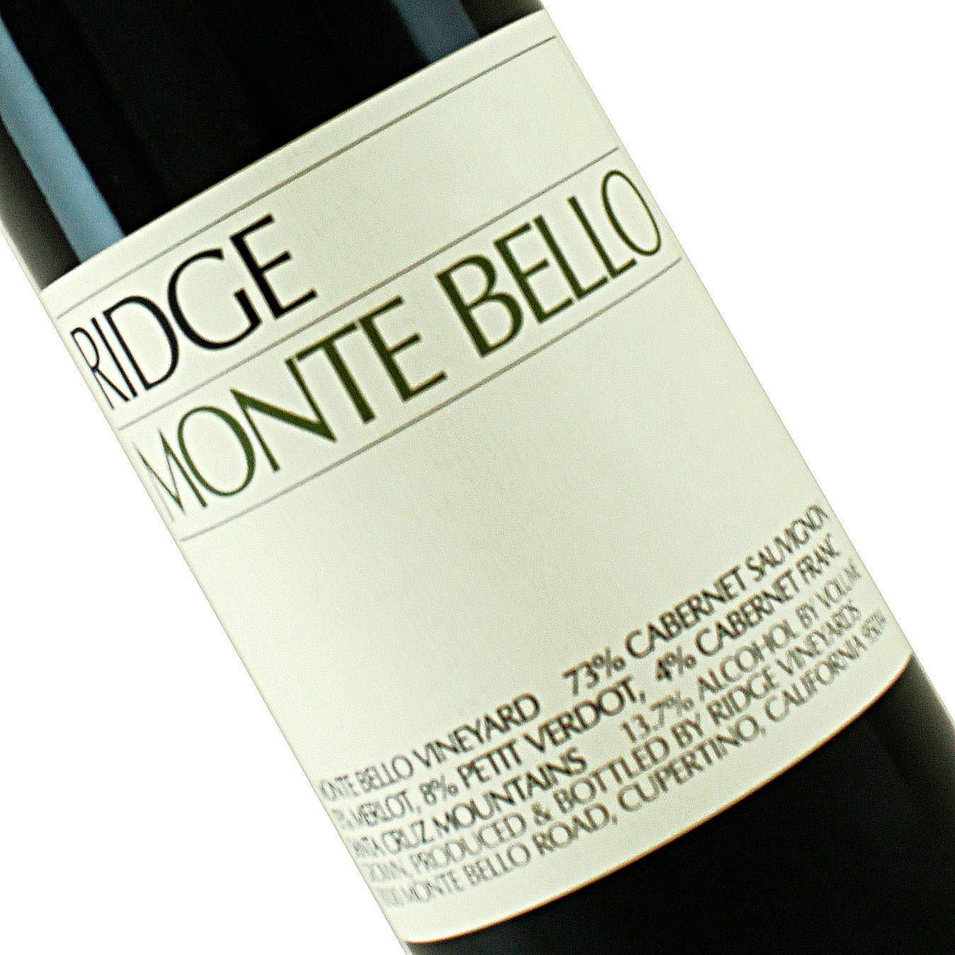 Ridge Vineyards 2019 Monte Bello Red Blend, Santa Cruz Mountains - The ...