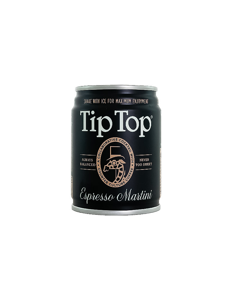 Tip Top Espresso Martini 100ml Can, Temperance, Michigan - The Wine Country