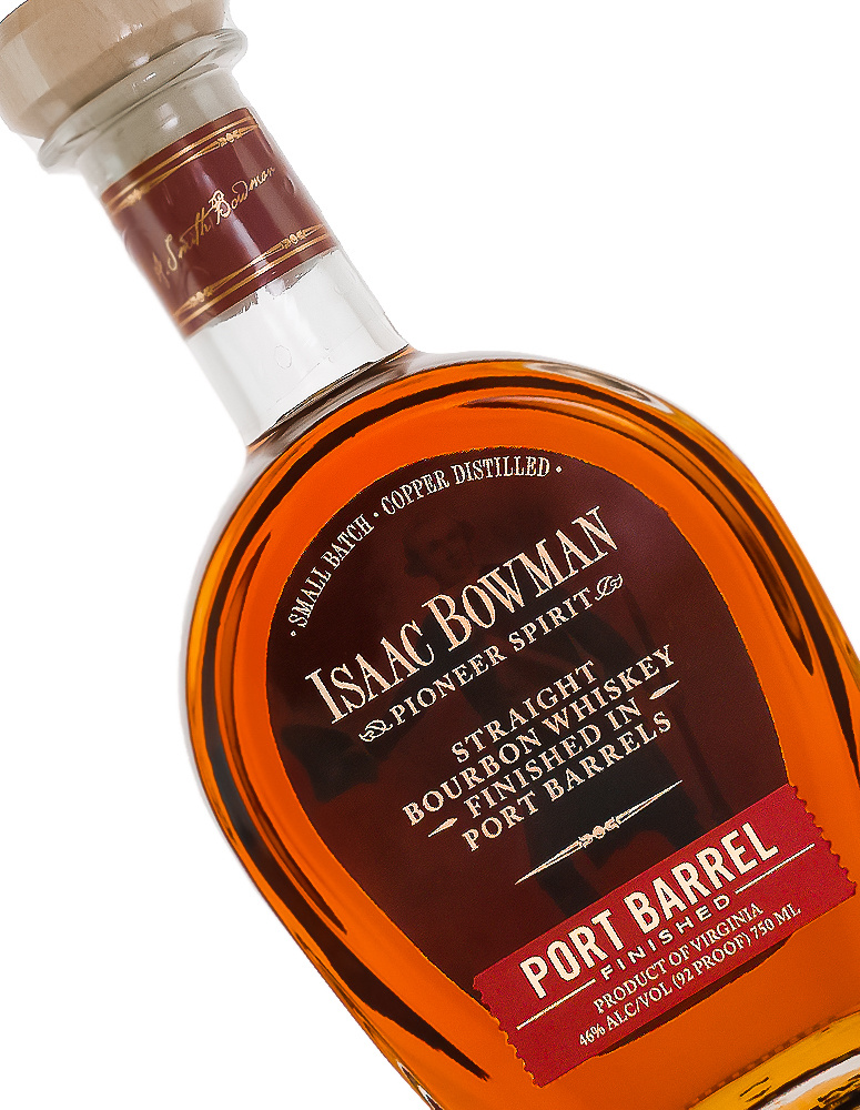 Isaac Bowman Straight Bourbon Whiskey - Port Barrel Finished - The Wine ...