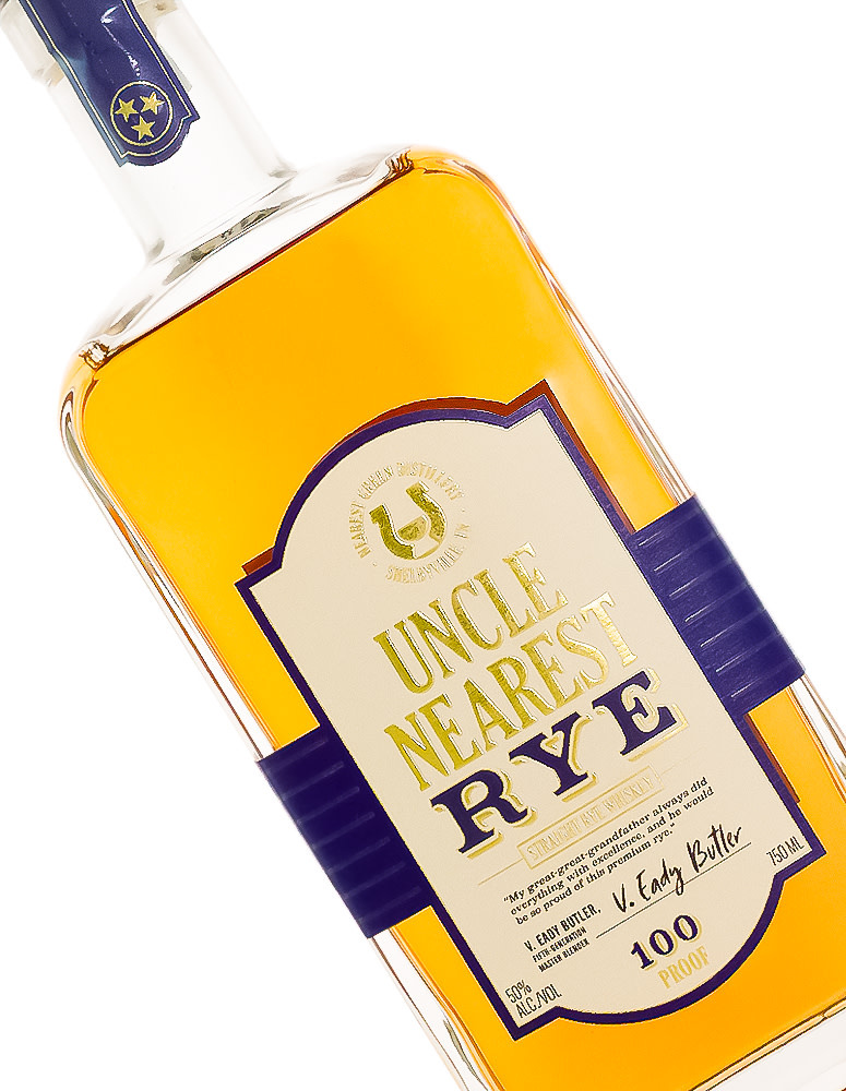 Uncle Nearest Straight Rye Whiskey, Canada - The Wine Country