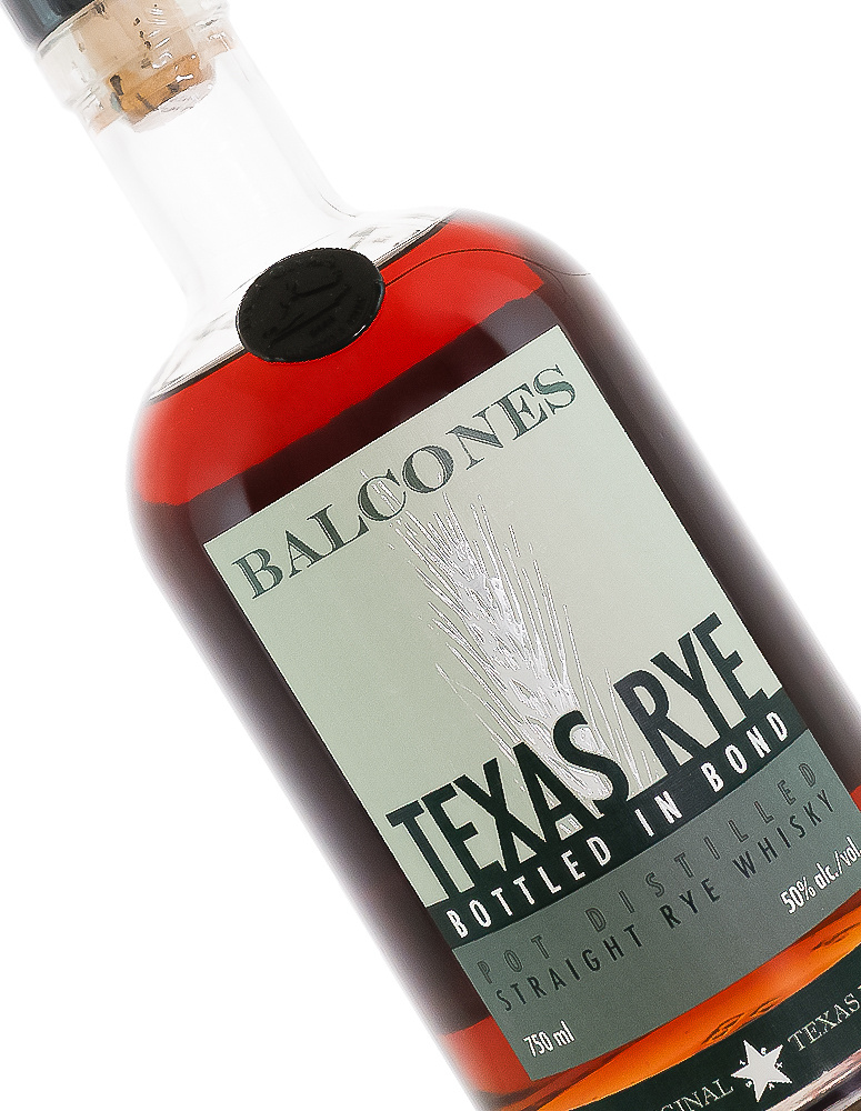 Balcones Texas Rye Bottled In Bind Pot Distilled Straight Rye Whisky ...