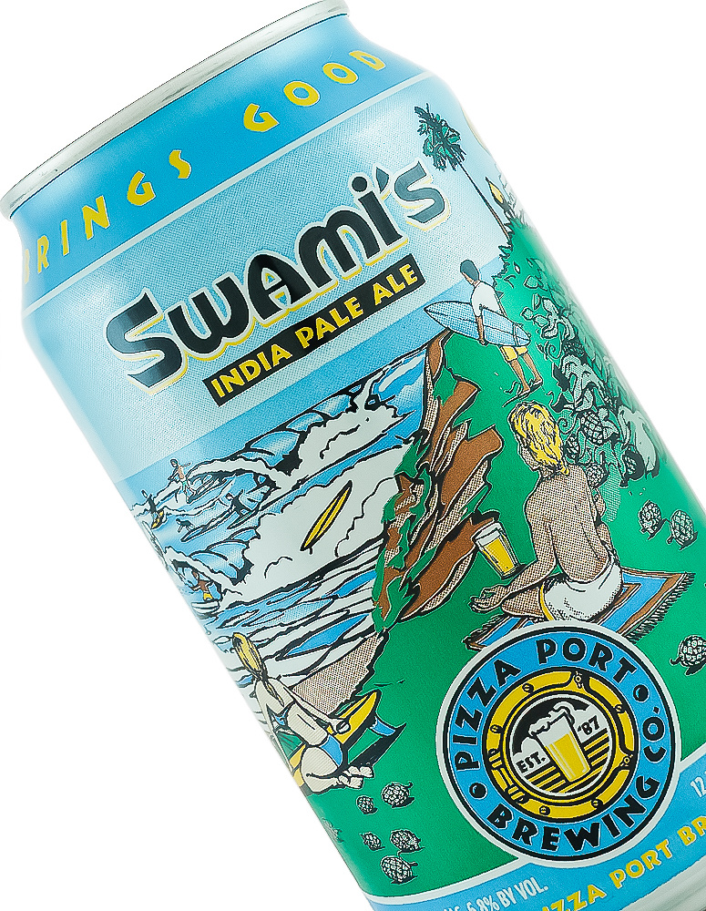Pizza Port Brewing "Swami's" India Pale Ale 12oz can - Carlsbad, CA ...