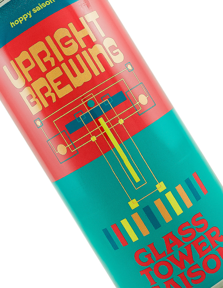 Upright Brewing "Glass Tower" Saison 16oz can - Portland, OR - The Wine ...