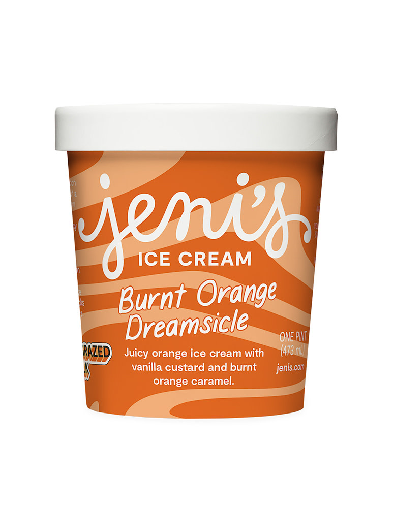 Jeni's "Burnt Orange Dreamsicle" Ice Cream Pint, Ohio - The Wine Country