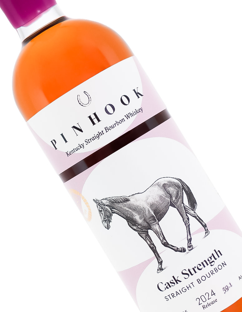 Pinhook Cask Strength Straight Bourbon Whiskey (Purple Wax), Kentucky ...
