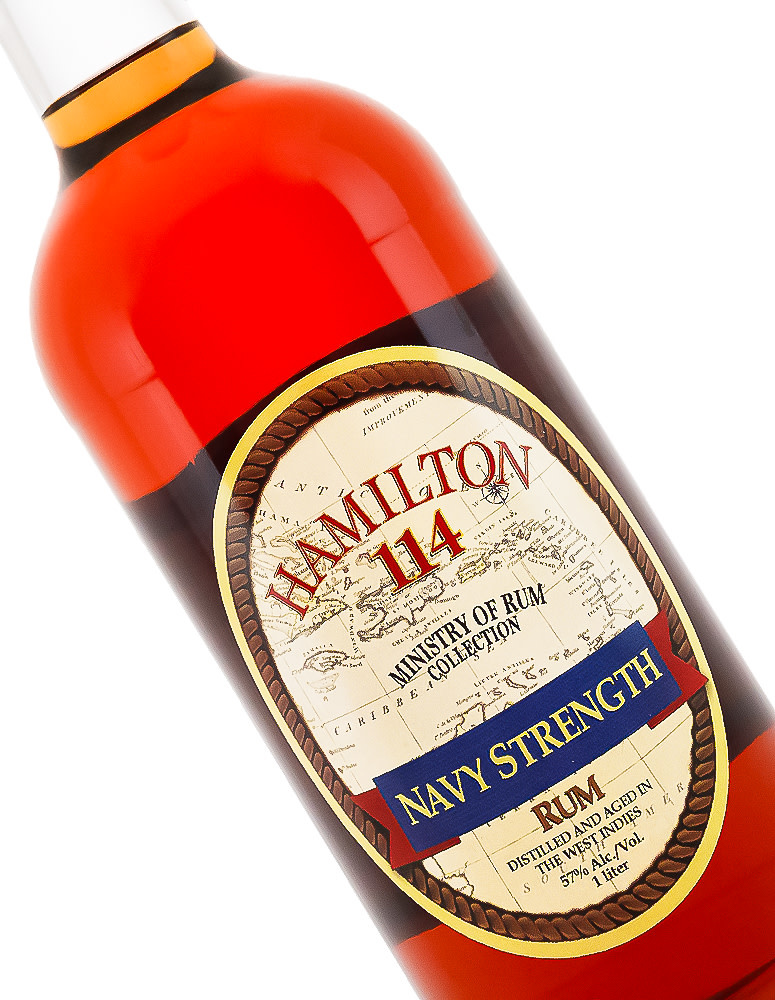 Hamilton 114 Navy Strength Rum 1 Liter - The Wine Country