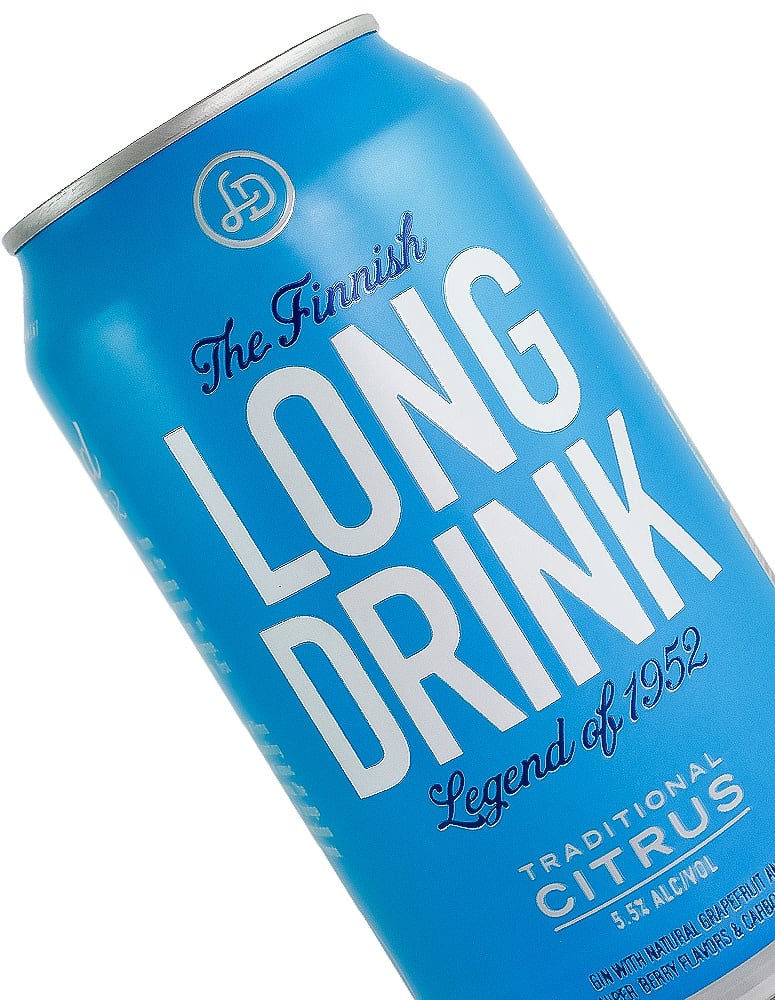 Long Drink "Traditional Citrus" Gin Cocktail 12oz Can, Kannapolis ...