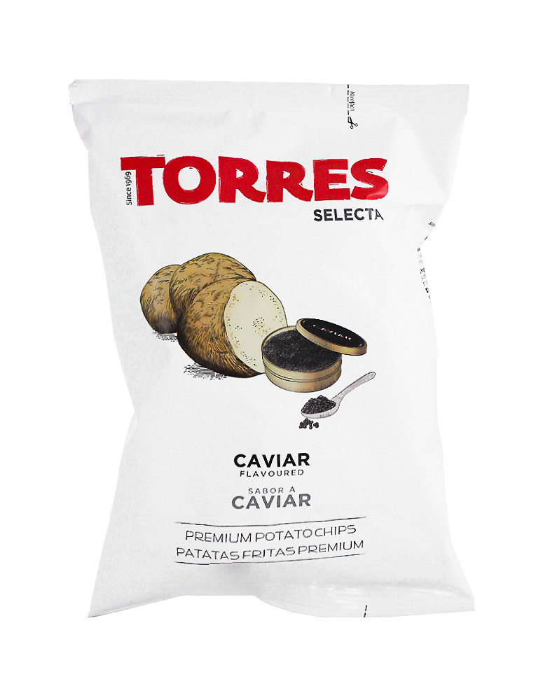 Torres Caviar Potato Chips 1.41oz Bag, Spain - The Wine Country