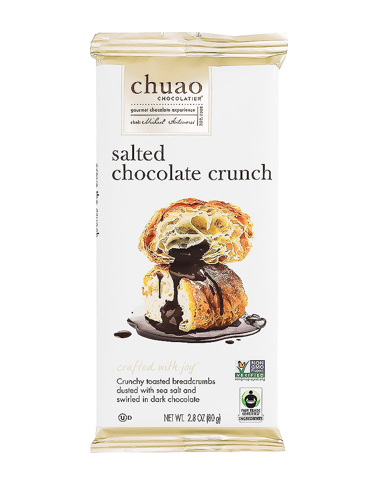 Chuao Salted Chocolate Crunch Chocolate Bar 2.8oz, Carlsbad, California ...