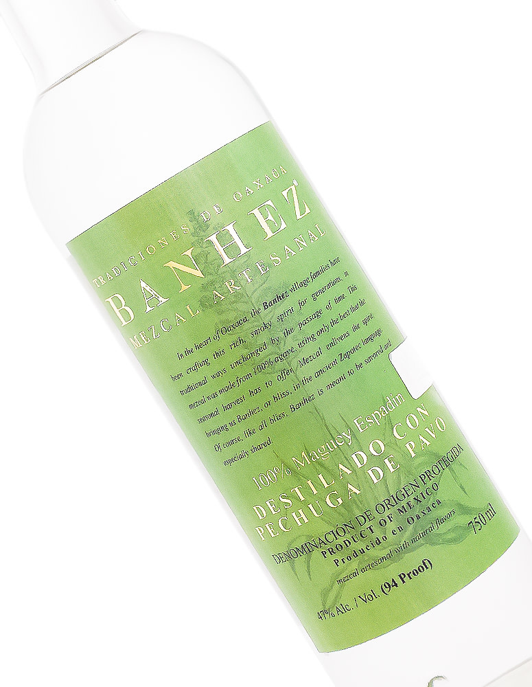 Banhez Mezcal Artesanal "Pechuga De Pavo" Oaxaca, Mexico - The Wine Country