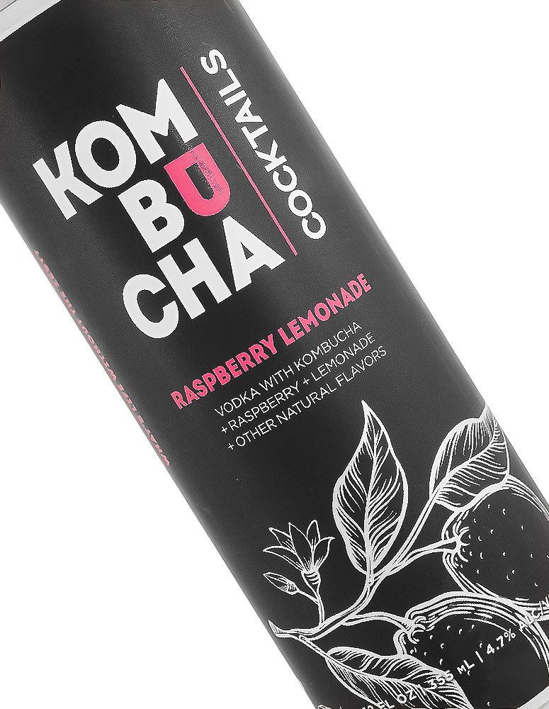 Kombucha Cocktail "Raspberry Lemonade" Vodka With Kombucha 12oz Can ...