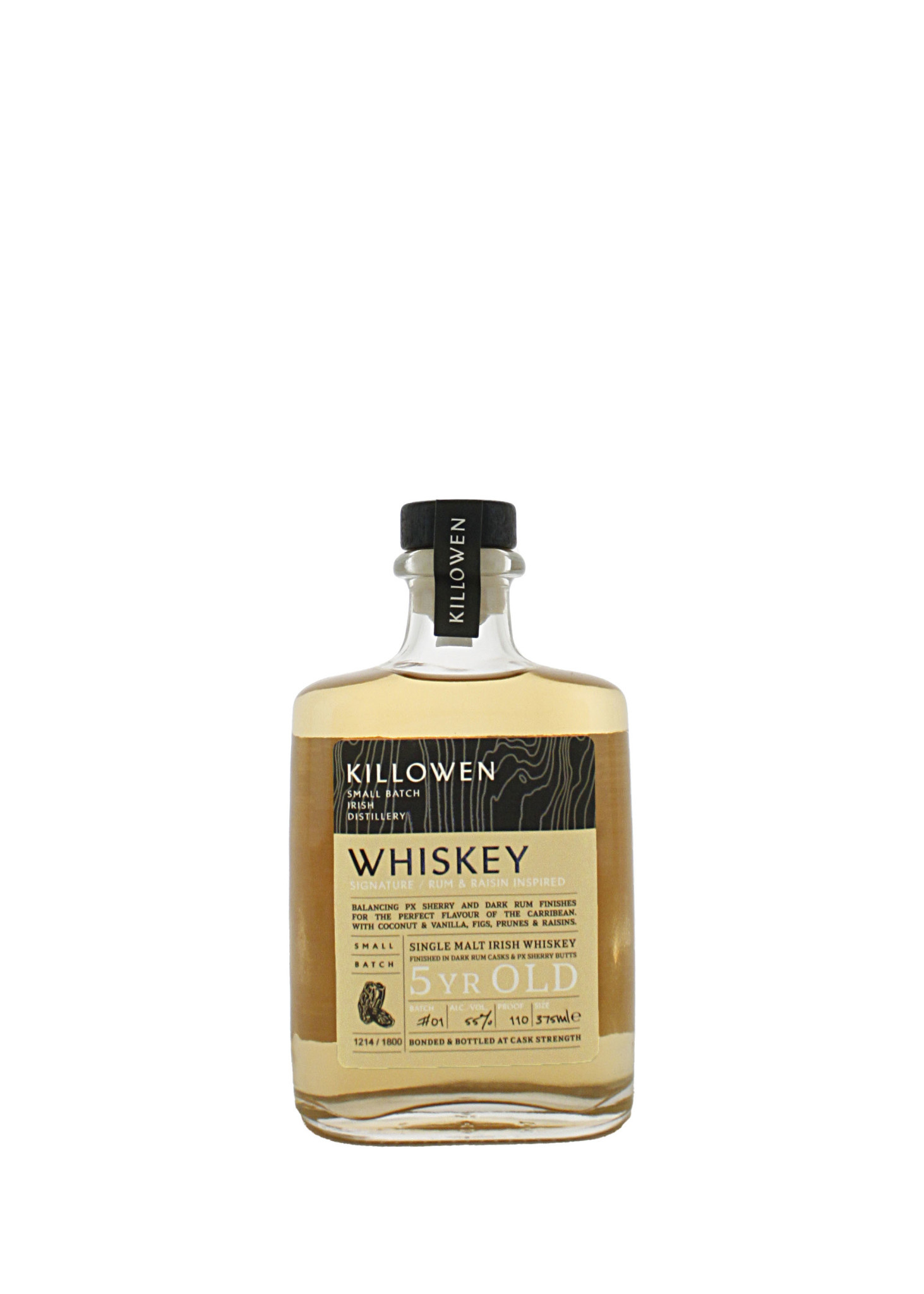 Killowen Irish Distillery "Signature Rum & Raisin Inspired" Single Malt ...