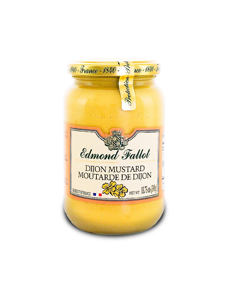 Edmond Fallot Dijon Mustard "Moutarde De Dijon" 13.75oz Jar, France ...
