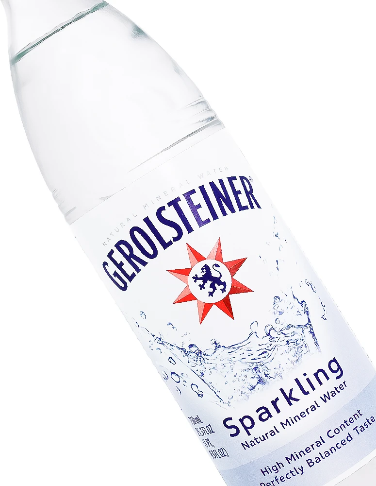 Gerolsteiner Sparkling Natural Mineral Water 750ml Glass Bottle, Germany - The Wine Country