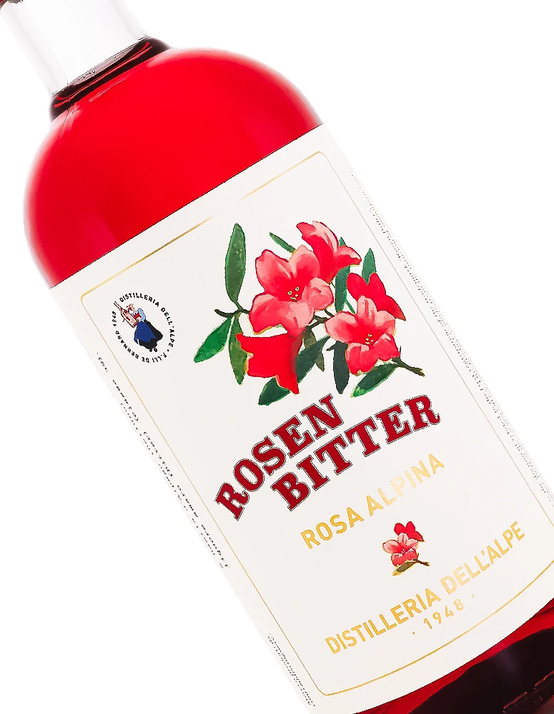 Distilleria Dell'Alpe Rosen Bitter 1 Liter, Italy - The Wine Country
