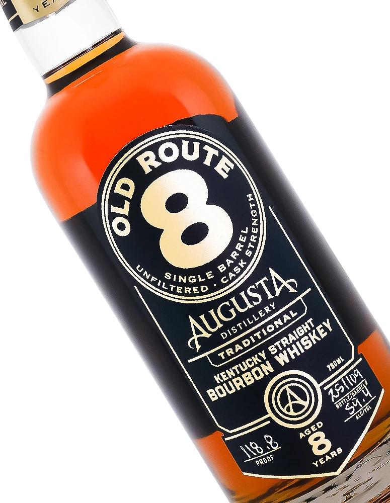 Augusta Distillery "Old Route 8" Kentucky Straight Bourbon Whiskey ...