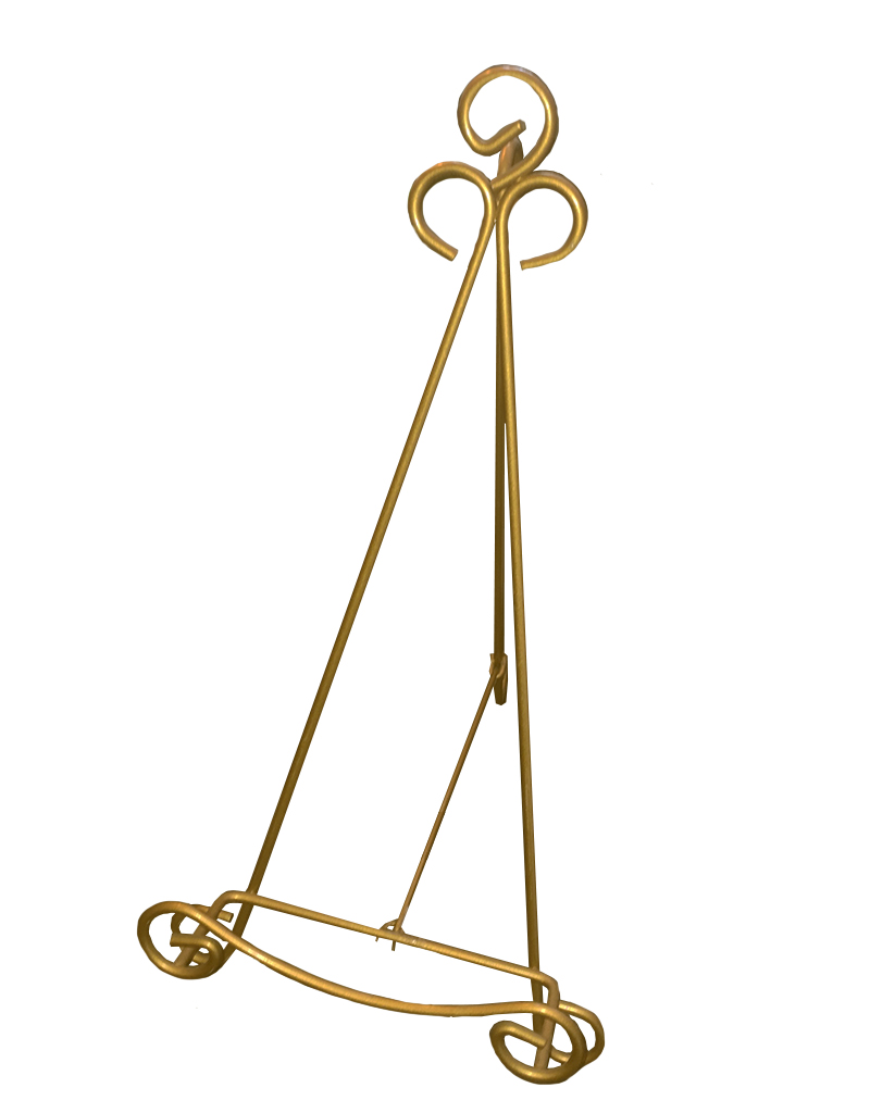 Tripar International Gold Metal Easel 17H inch - Digs N Gifts