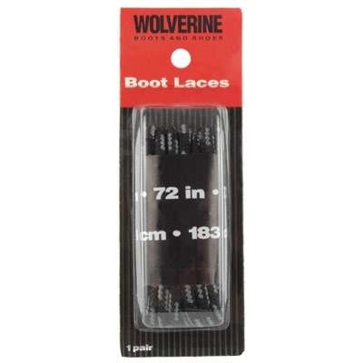 Wolverine Boot Laces Black 72 Inch - Traditions Clothing & Gift Shop