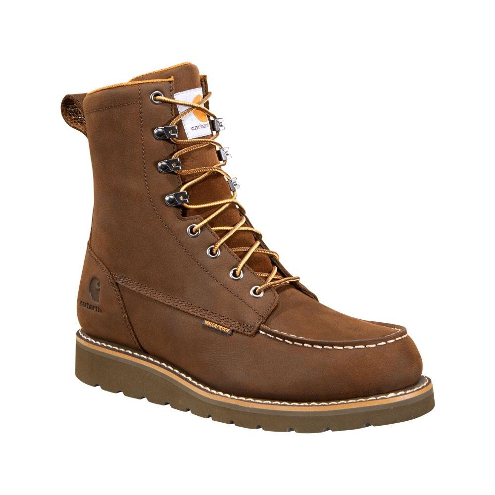 Carhartt Men's Waterproof 8" Moc Toe Wedge Boot - Traditions Clothing ...