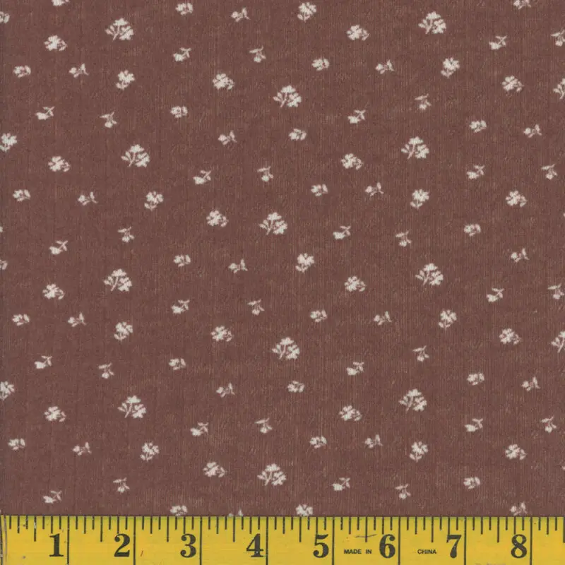Mook Fabrics Yard of Pointele EK, Brown Fabric - Traditions Clothing ...
