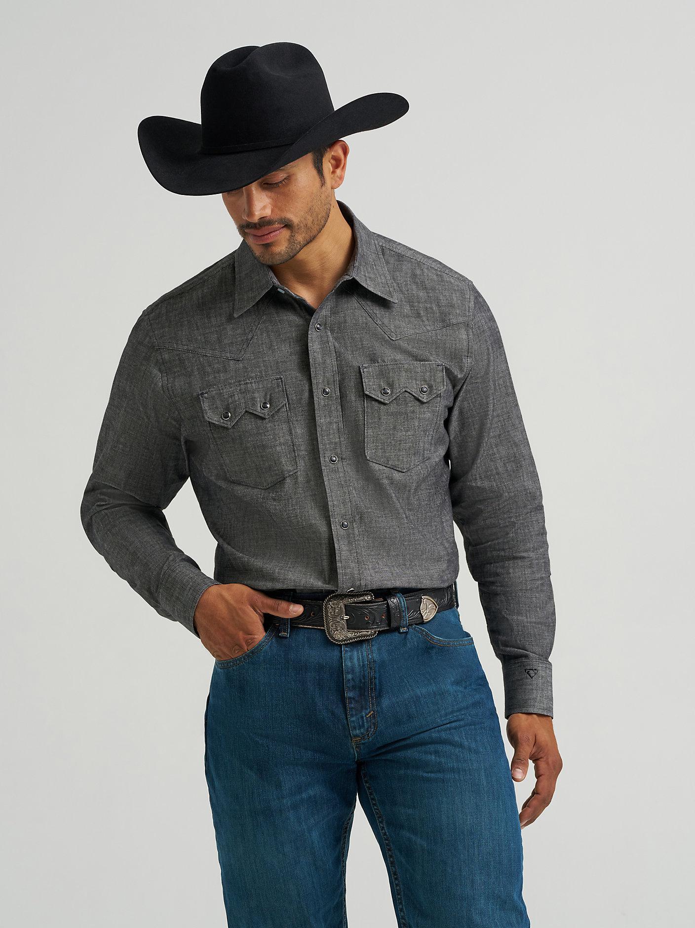 Wrangler Men's Cody Johnson Two Pocket Western Snap Shirt - Traditions ...