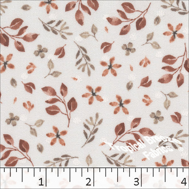 Good's Distribution Yard of Swiss Dot Print Redwood Fabric - Traditions ...