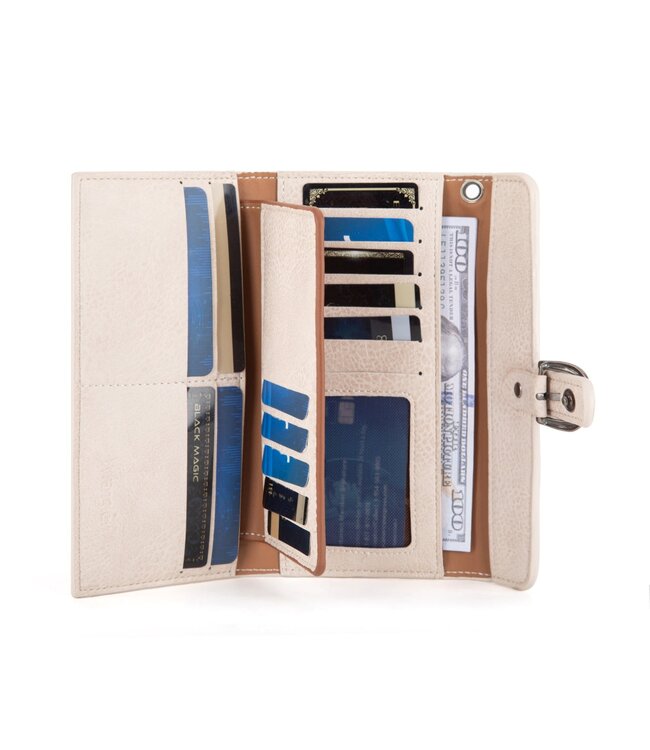 Wrangler Western Tri-Fold RFID Wallet/Wristlet - Traditions Clothing ...