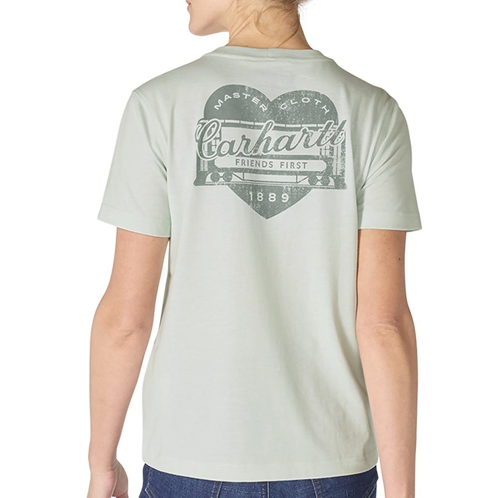 Carhartt Women's Irvine Relaxed Heritage Heart T-Shirt - Traditions ...