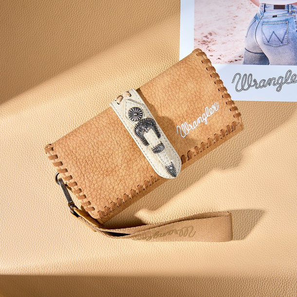 Wrangler Western Buckle RFID Wallet - Traditions Clothing & Gift Shop
