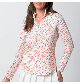 GGblue GGblue Georgia Ice Long Sleeve Mock Wisteria Zebra