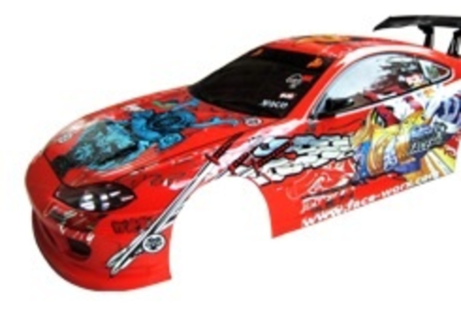 FACEWORX FACE-WORX BIBI DECAL SET FOR 1/10 RC CAR 3 SHEETS - acercmodels