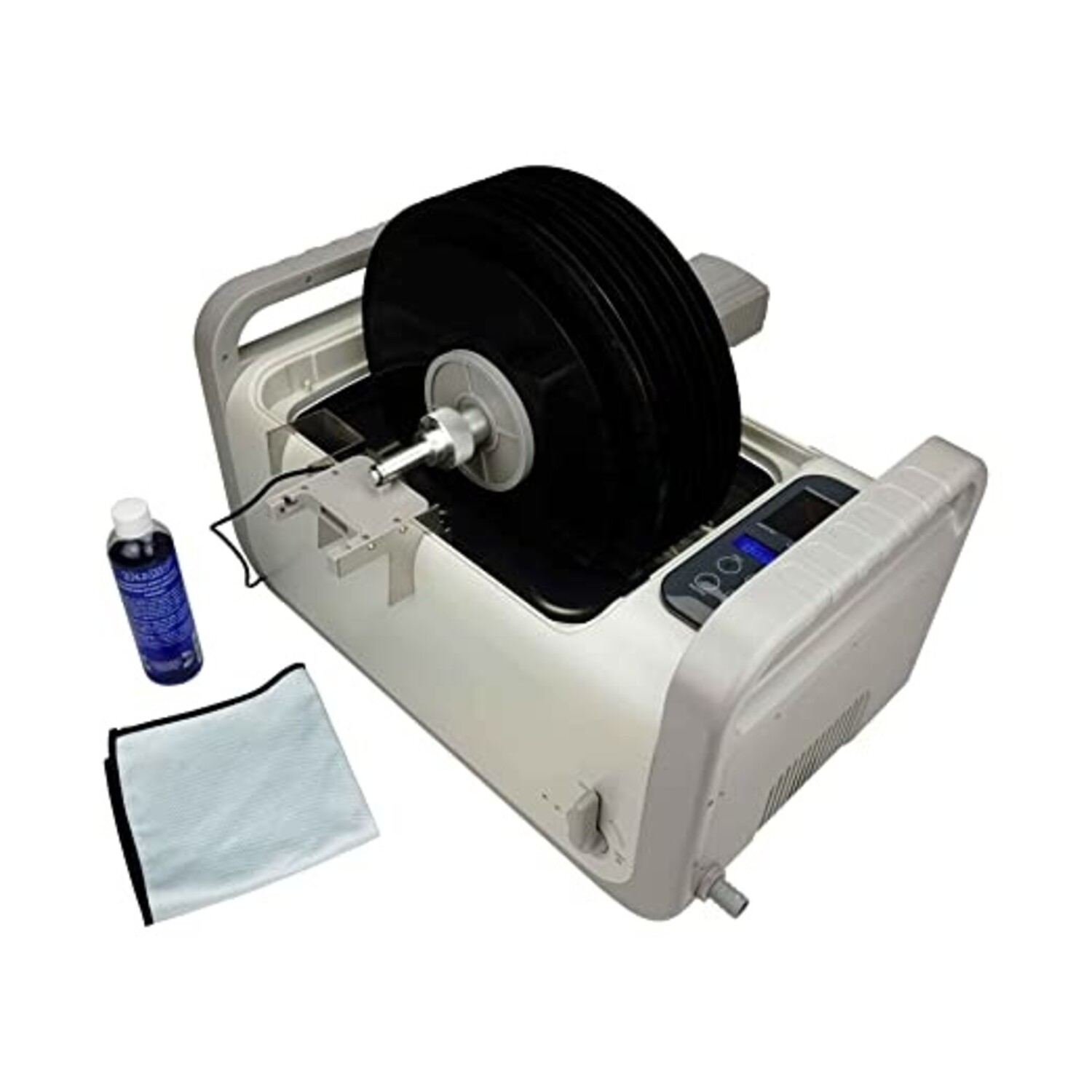 iSonic® Motorized Ultrasonic Vinyl Record Cleaner for 10 LP Records ...
