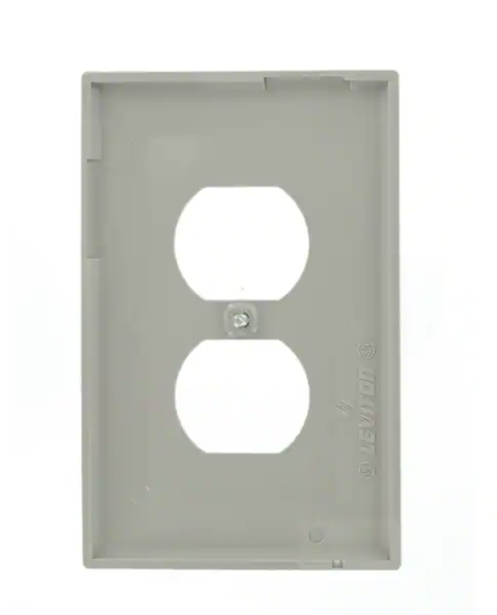 Leviton Unbreakable Nylon Wall-Plate, Preferred, Single-gang, Medium ...
