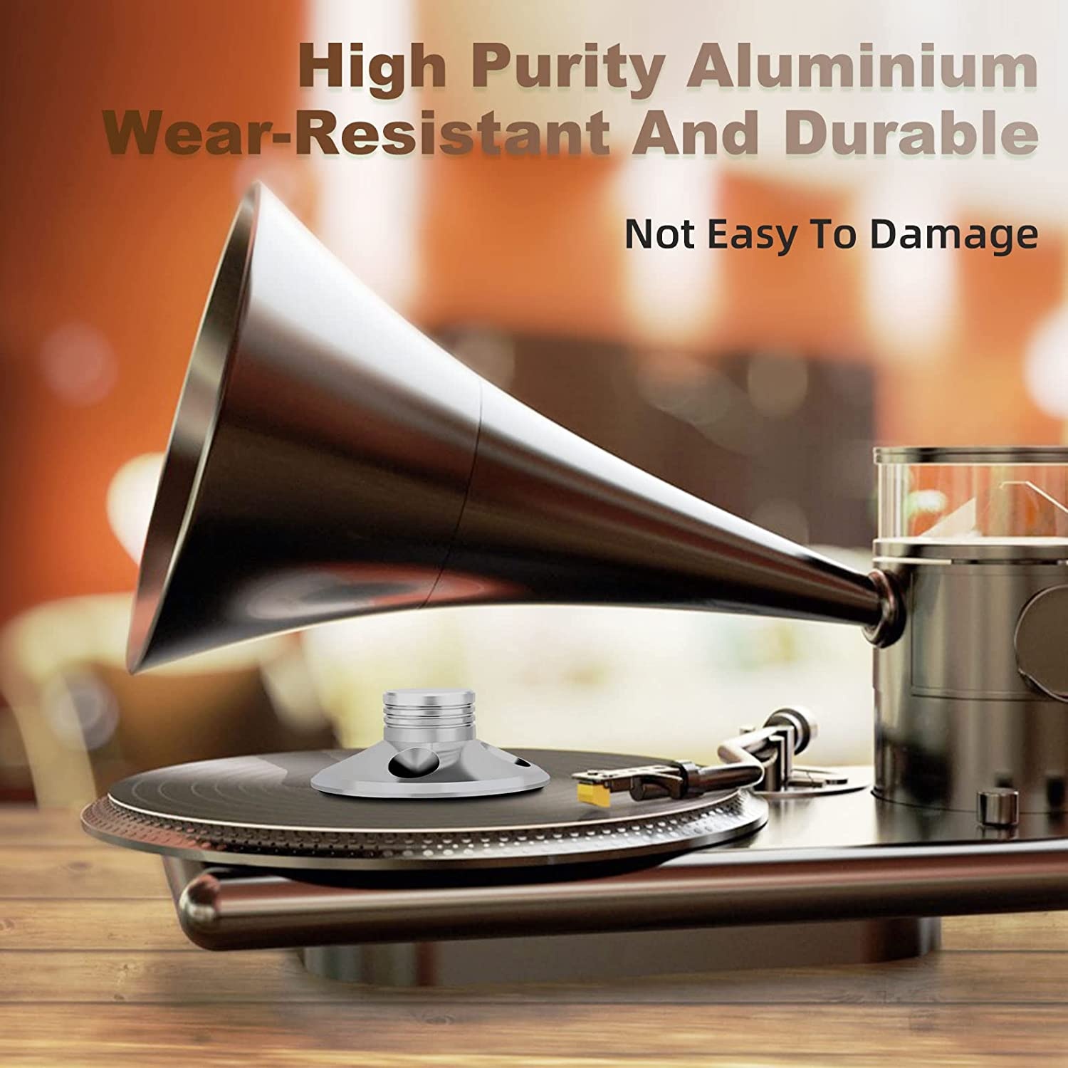 Audiophile Record Weight Stabilizer, Aluminum Turntable Weight Clamp ...